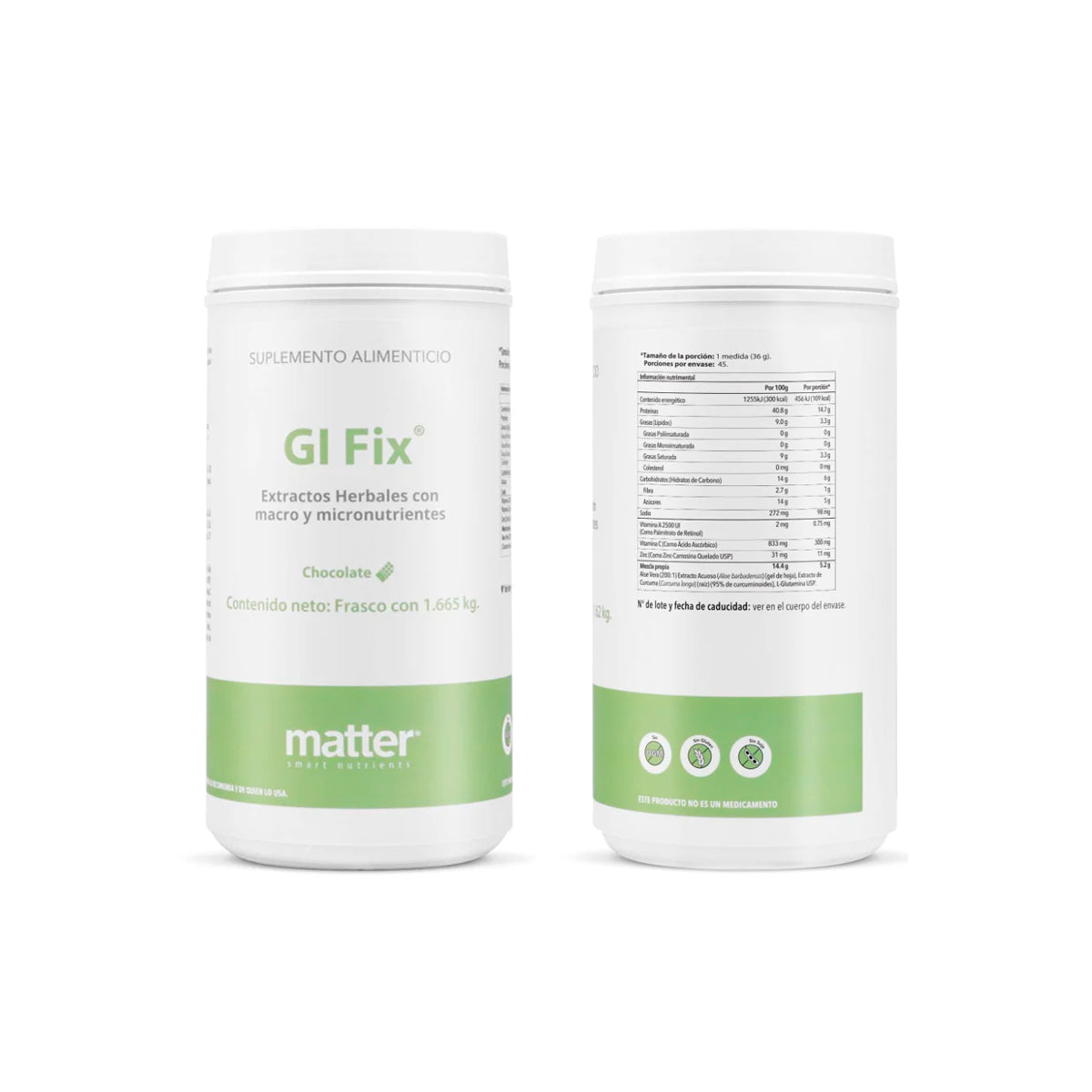 GI Fix proteína Matter en polvo 1665 kg – Zafir Medical Center