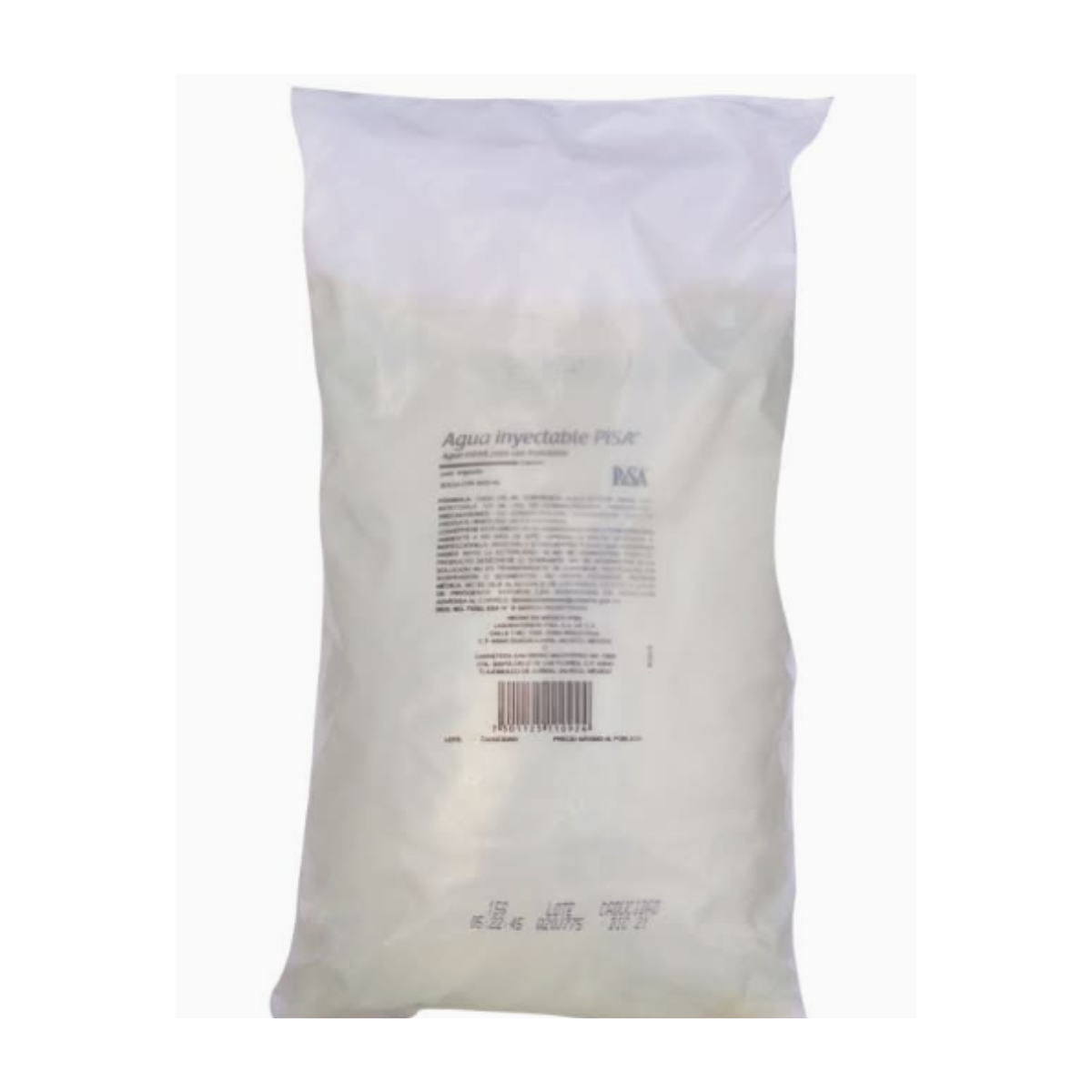 AGUA INYECTABLE 3000 ML BOLSA PARA IRRIGACIÓN PISA – Zafir Medical Center