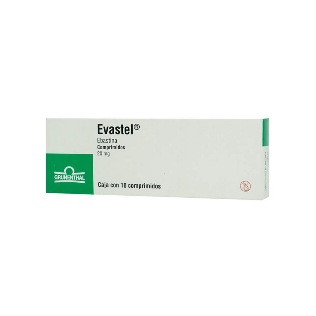EVASTEL 20 20MG. 10 COMPRIMIDOS – Zafir Medical Center
