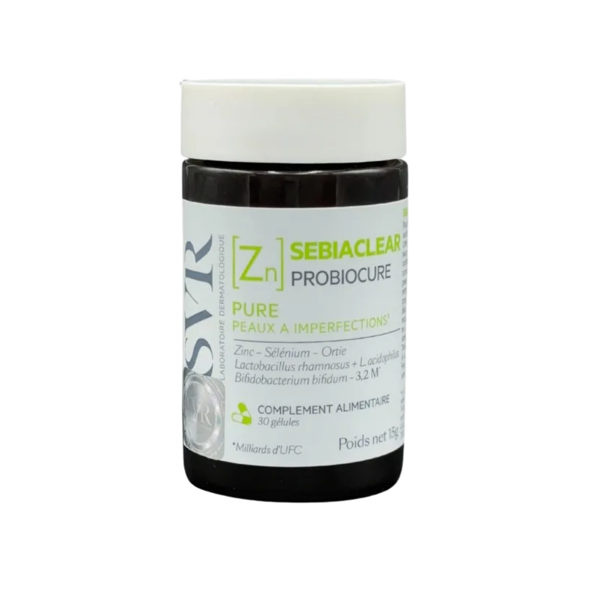 SVR Sebiaclear [ZN] Probiocure – Suplemento con Zinc y Probióticos par ...